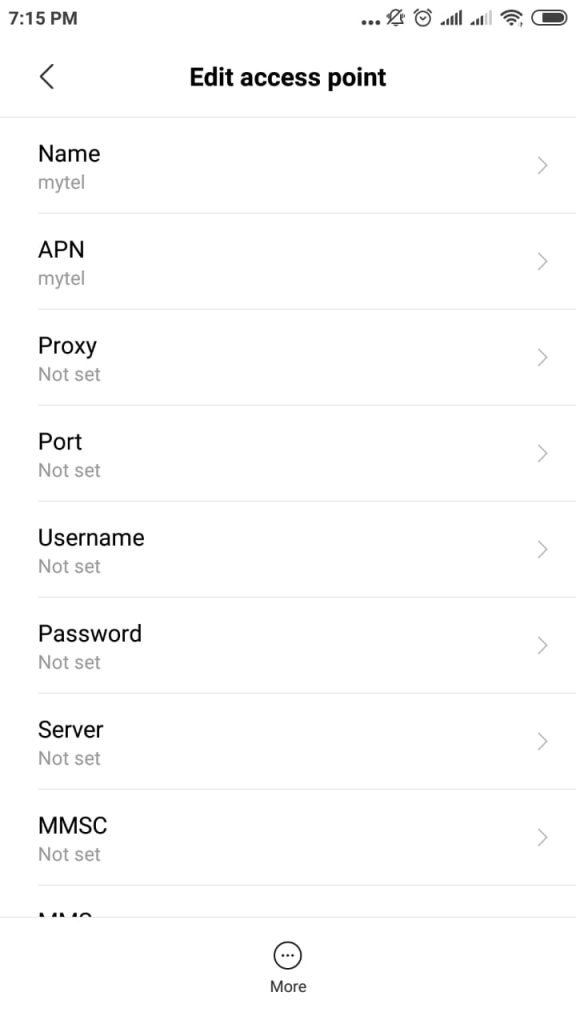 MPT APN Settings for 4G Internet - Internet in Myanmar